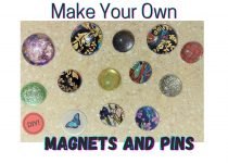 How to Make Glass Magnets in 7 steps - FUN DIY - The Hairy Potato