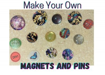 How to Make Glass Magnets in 7 steps - FUN DIY - The Hairy Potato