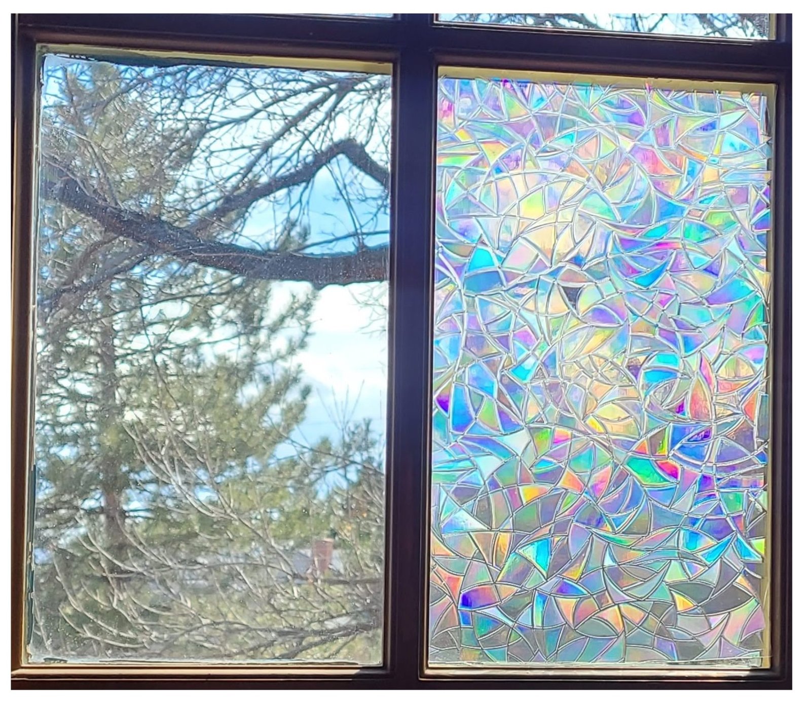 DIY Privacy Windows for Less than $10 - The Hairy Potato